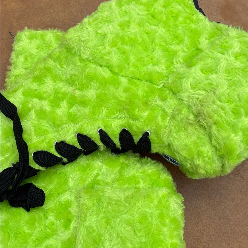 Demonia | Shoes | Demonia Slime Fuzzy Green Googly Eyes Platform Boot ...